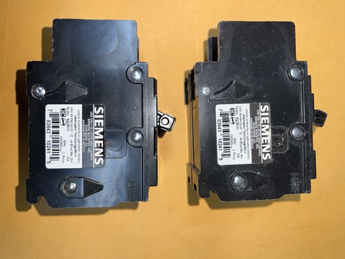 LOT OF TWO SIEMENS BQ2B020 2 POLE 20 AMP BQ BREAKERS HACR | eBay