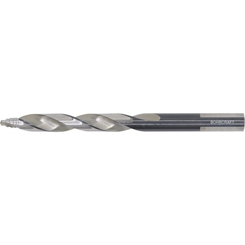 BOHRCRAFT Spiralbohrer Turbo Step HSS-G 3-Flächenschaft ø 4,5 x 80 mm ...
