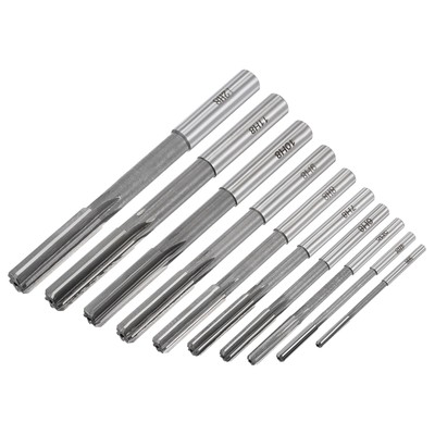 Chucking Reamer H8 Lathe Machine Reamer Straight Flute 3mm-12mm 10pcs ...