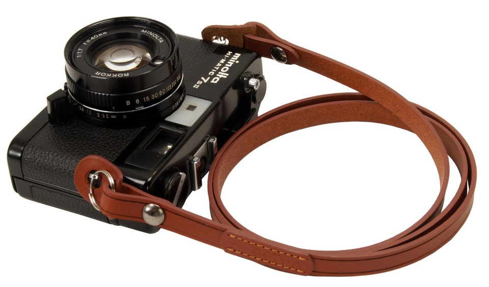 Brown Whole Leather Camera Neck Shoulder Strap For Leica | Film SLR ...