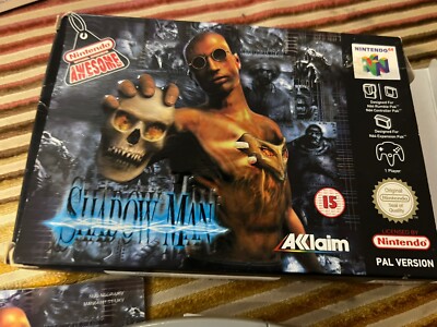 Shadow Man CIB Nintendo 64 N64 Dark Action Adventure VG Authentic ...