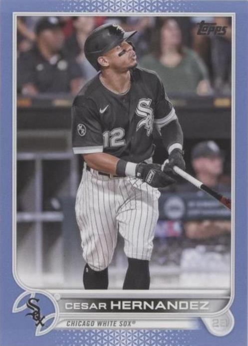 2022 Topps Series 1 - Cesar Hernandez #28 Father's Day Powder Blue /50 ...