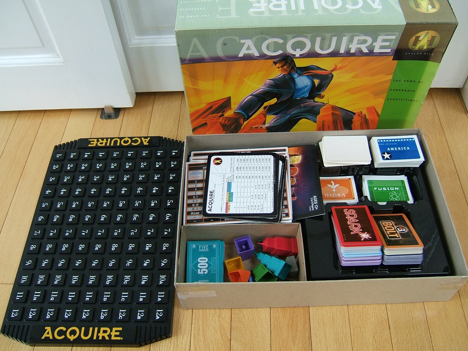 Acquire Board Game by Avalon Hill 1999 ~ Rare 1st Pre-Production Model ...