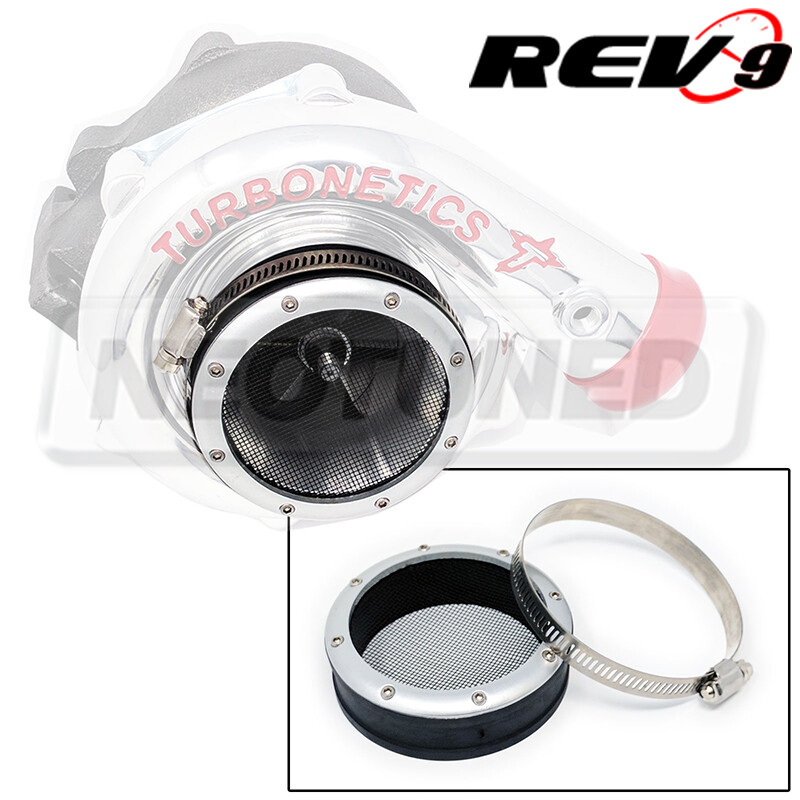 Billet 4" Inch Turbo Inlet Guard Velocity Stack Adapter Bellmouth ...