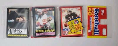 1985 Topps Football Rack Pack Bears Walter Payton Top | eBay
