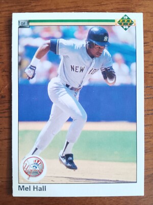 MEL HALL NEW YORK YANKEES 1990 UPPER DECK BASEBALL CARD #458 | eBay