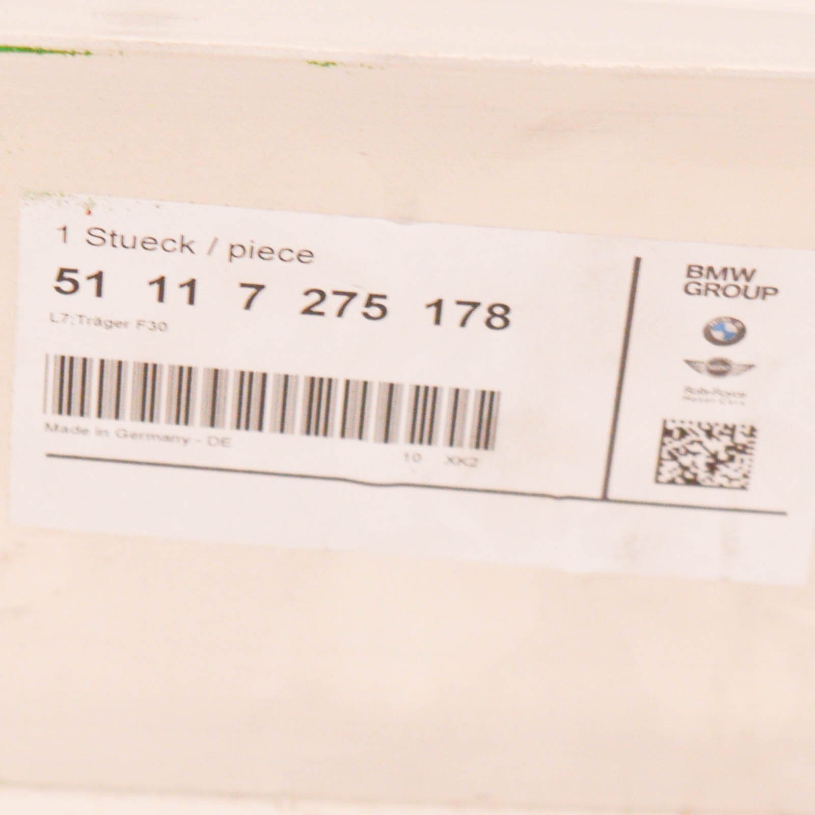 BMW 3 GT F34 Front Bumper Crash Bar 51117275178 7275178 New Genuine ...