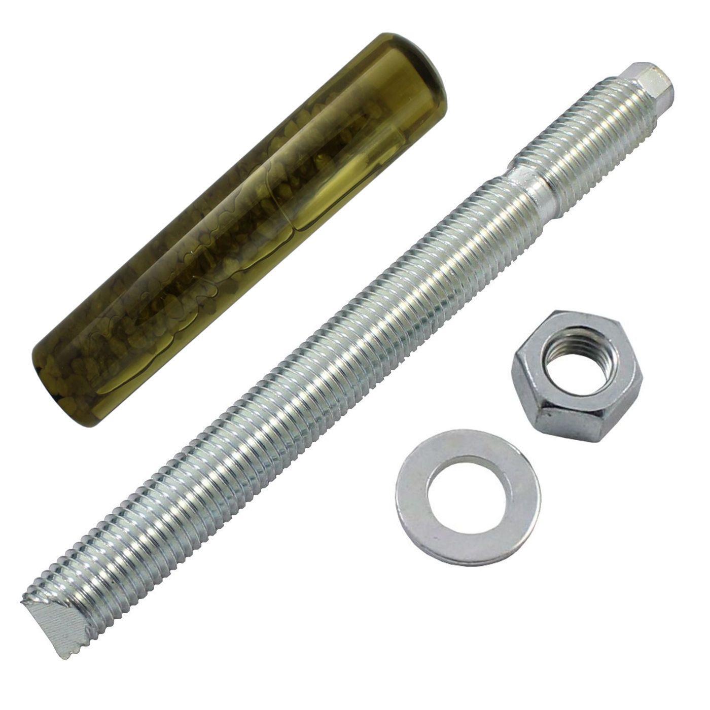 M20 x 220mm anchor rod Galvanised Metal dowels Heavy Duty Anchor ...