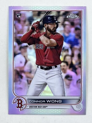 Connor Wong 2022 Topps Chrome Refractor RC #39 Sports MLB Red Sox ...