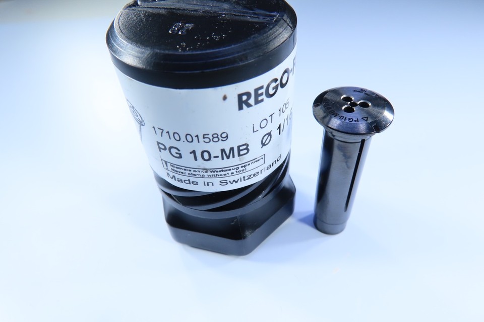 NEW REGO-FIX PG 10-MB COLLET 1/16" TOOL HOLDER MACHINIST LATHE MILLING ...