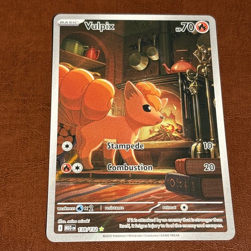 Pokemon Mega Evolution Vulpix IR 138/132 Pack Fresh MINT | eBay