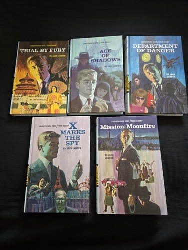 CHRISTOPHER COOL TEEN AGENT Books 1967-69 FIRST EDITIONS by Jack Lancer ...