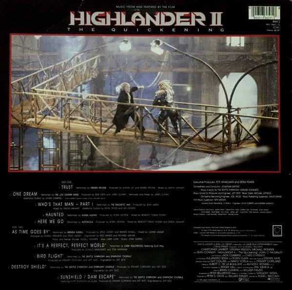 Various - Music From And Inspired By The Film Highlander 2 - The ...