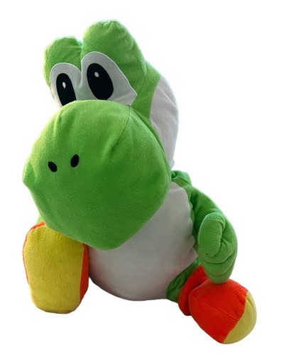 Super Mario Bros Yoshi Jumbo Plush 22” Large Turtle Nintendo 2019 Shell ...