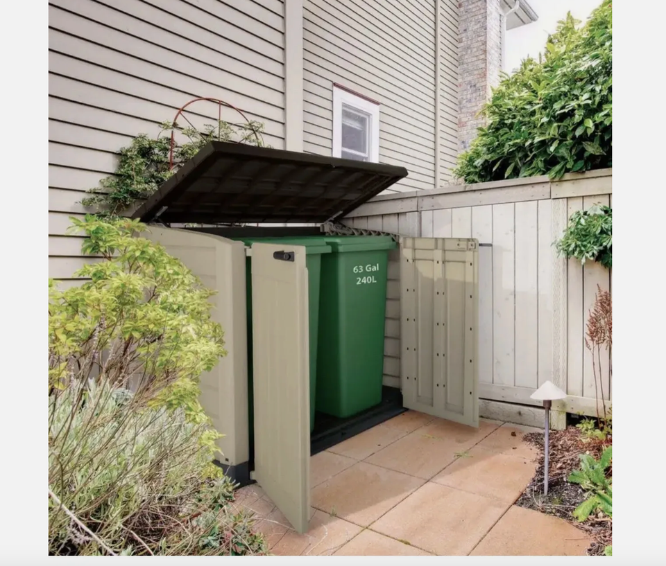 Keter Store It Out Max 1200L Outdoor Garden & Wheelie Bin Storage Shed ...