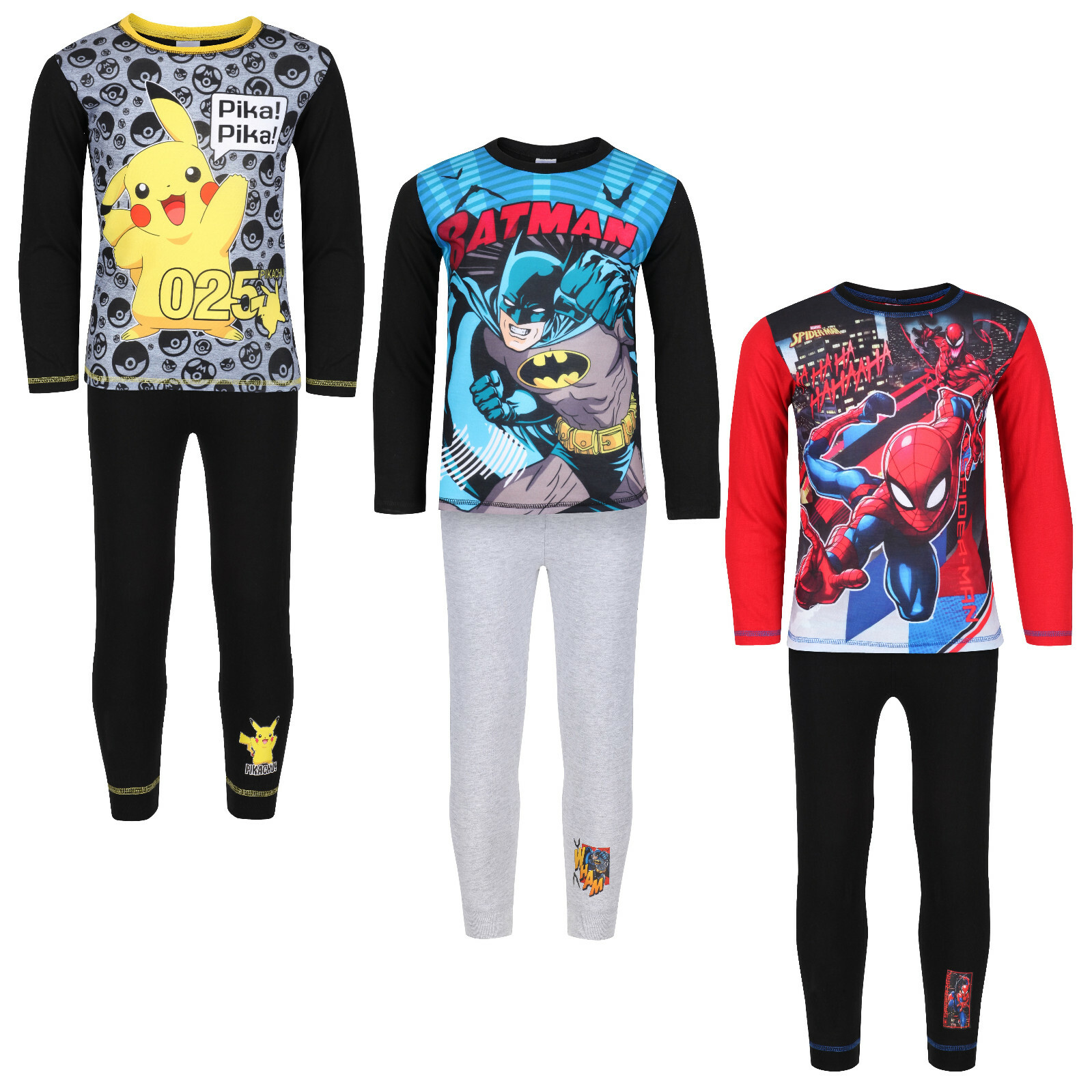 BOYS CHARACTER PYJAMAS OFFICIAL NIGHT WEAR PJ SETS 2 3 4 5 6 7 8 9 10 ...