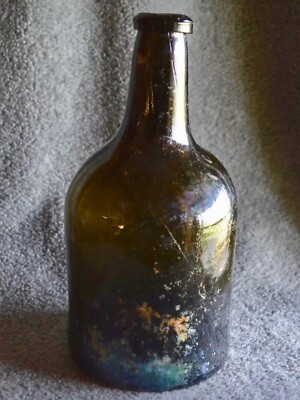 Colonial Black Glass Transitional Mallet ~ 1775-1785 ~ Charleston SC ...