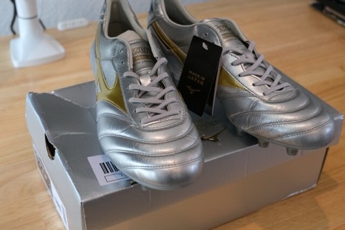 MIZUNO MORELIA DNA JAPAN Limited Edition Galaxy Silver x Gold US10 ...