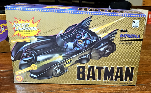 Rocket Launcher Batmobile DC Comics Batman 1989 Toy Biz Vehicle NEW MIB ...