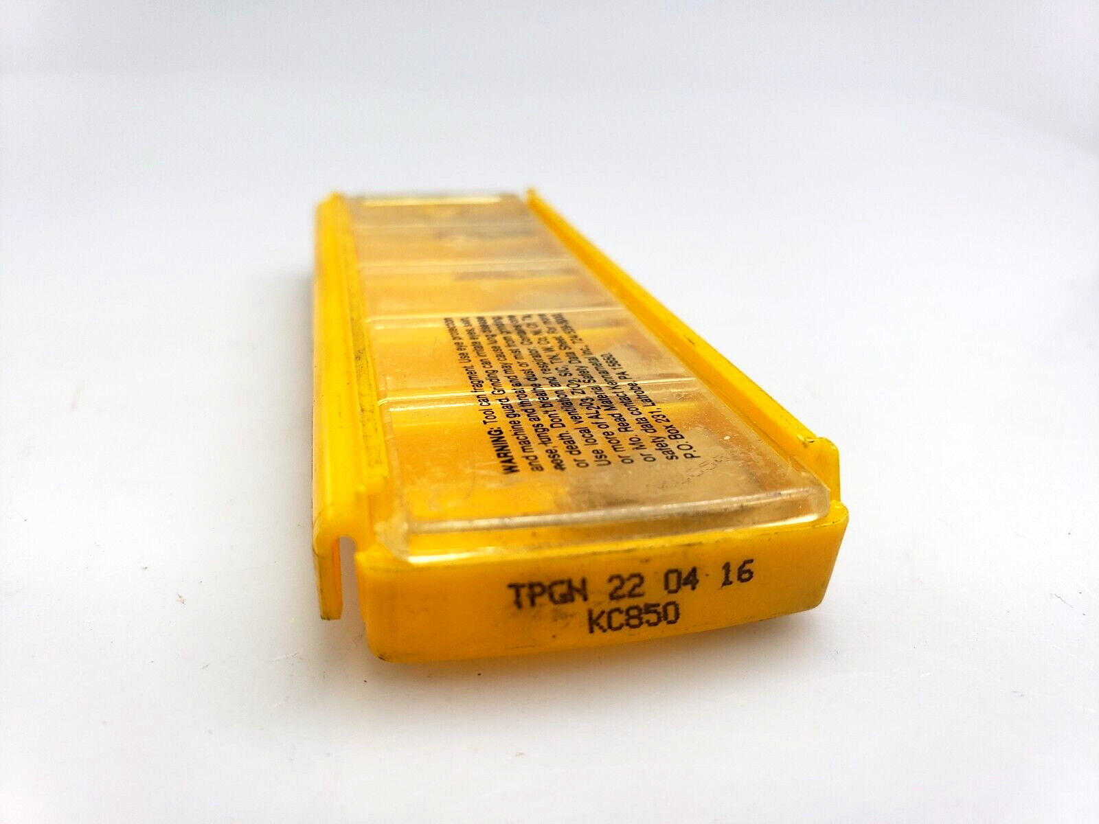 Kennametal TPG 434 KC850 (TPGN 220416) Carbide Turning Inserts (Box of ...