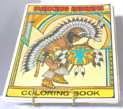 Vintage 1976 Dancing Indians Coloring Book by Rita Warner | eBay