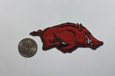 Arkansas patch arkansas razorbacks patch iron on patch 3.75" razorback ...