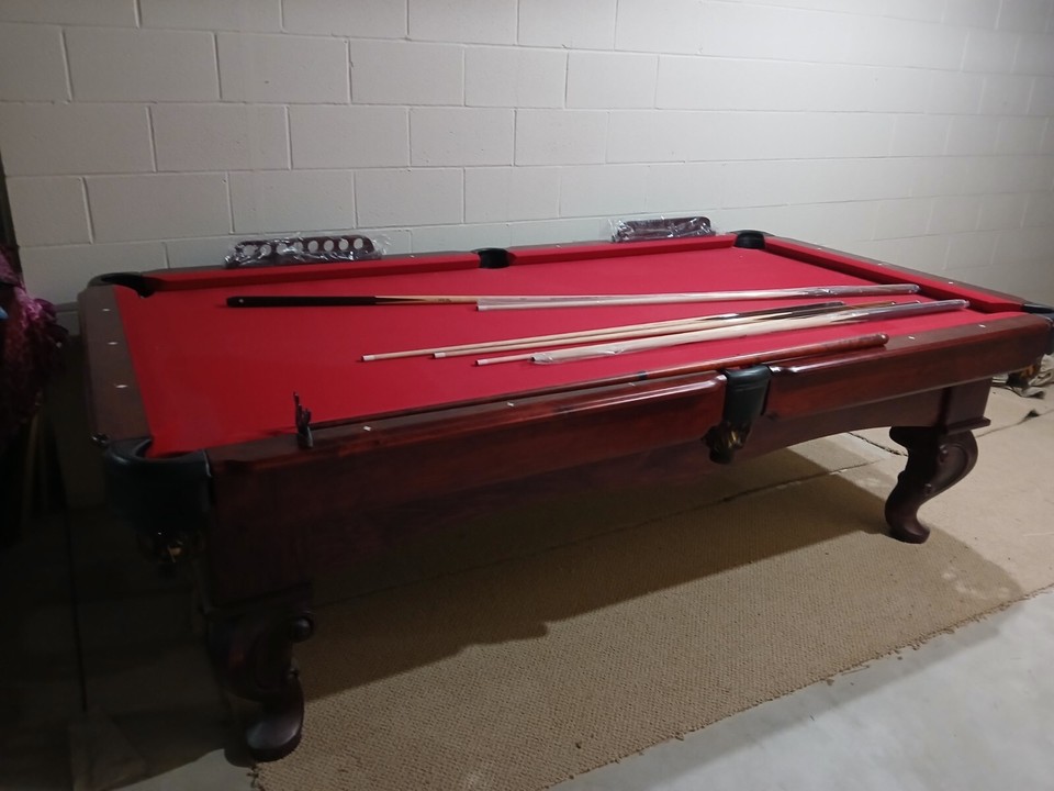 DIAMOND DH580 T MAPLE POOL TABLE BILLIARD TABLE WITH EXTRAS 45x90 | eBay
