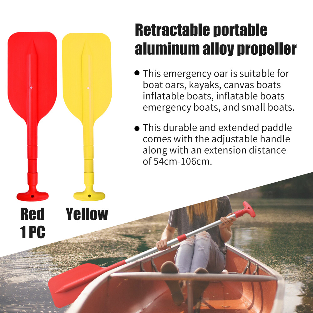Water Sports Telescopic Portable Aluminum Alloy Boat Paddle Kayak ...
