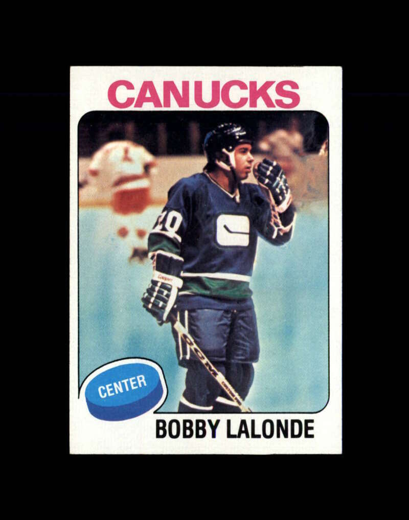 1975 Topps Hockey #246 Bobby Lalonde STARX 7.5 NM+ CS81470 | eBay