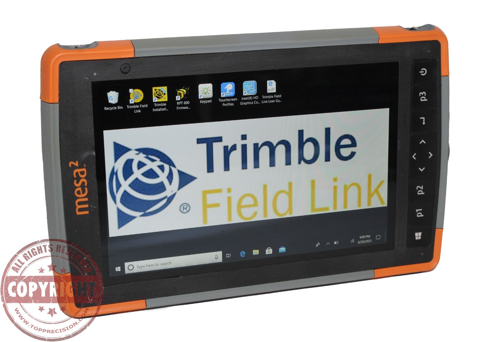 MESA 2 DATA COLLECTOR TRIMBLE FIELD LINK SOFTWARE TFL,ROBOTIC,GNSS,RPT ...