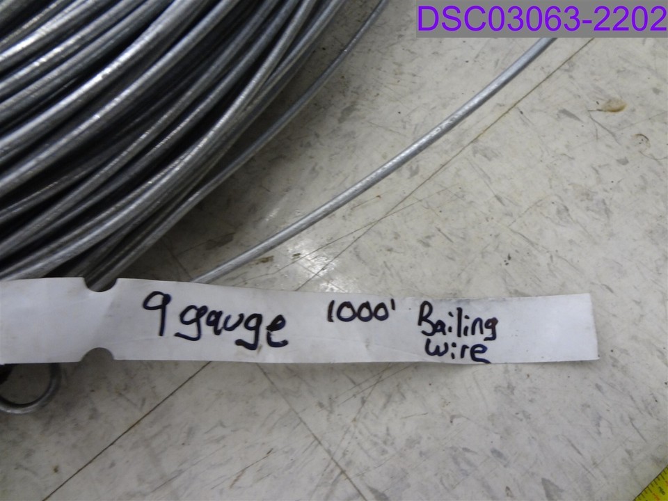 9 Gauge Baling Wire 1,000' Length | eBay