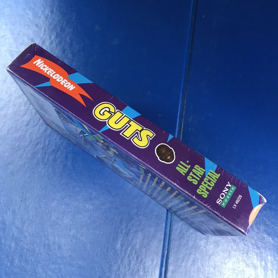 Vintage 1994 Nickelodeon GUTS All-Star Special VHS • SEALED • NEW ...
