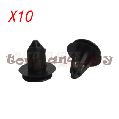 10x Black Trunk Panel Clips Fastener For Benz W124 R129 0009905792 ...