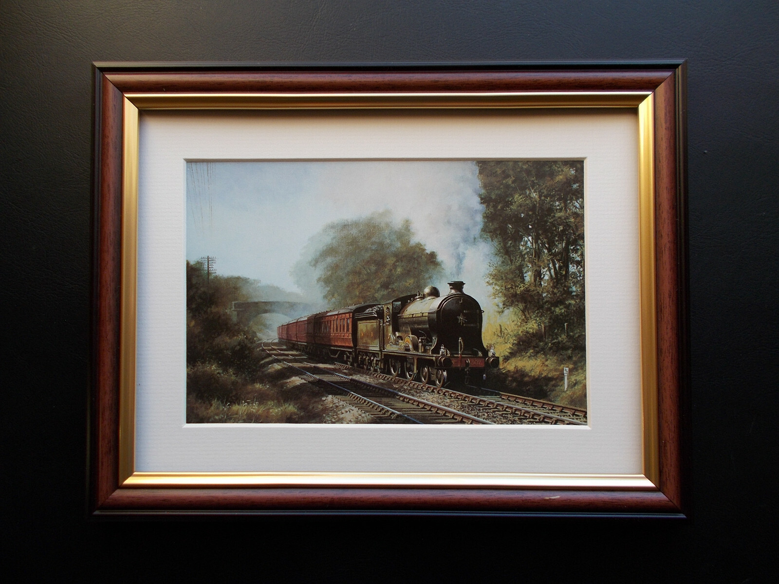 RAILWAY PRINT BY DON BRECKON FRAMED (C) | eBay