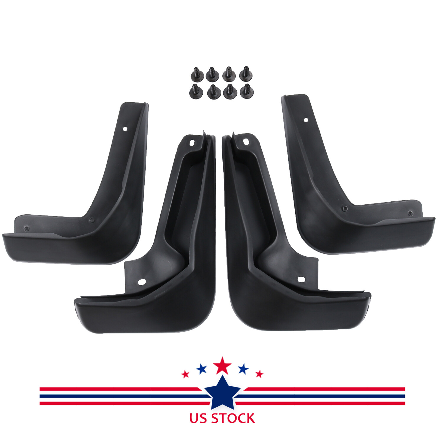 4PCS Splash Guards Mud Flaps Mudguards W/bolts For 2012-2018 Ford Focus ...