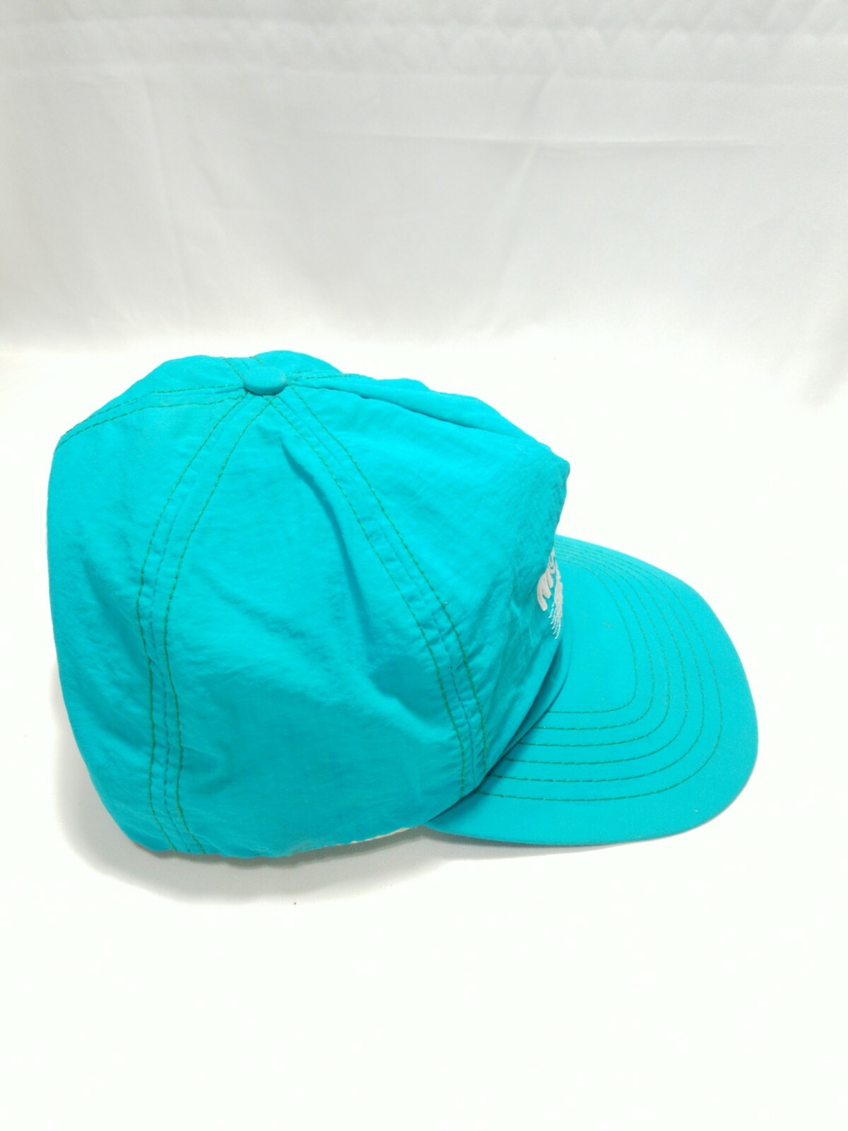 Vintage Snap Back Mobil 1 Racing Trucker Hat Teal Nylon | eBay