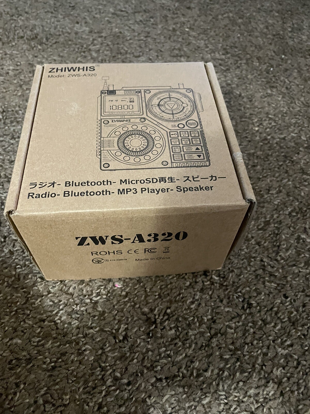 ZWS-A320 Radio With App Control, AirAM/FM/VHF/ShorWave/WB/Rechargeabl ...