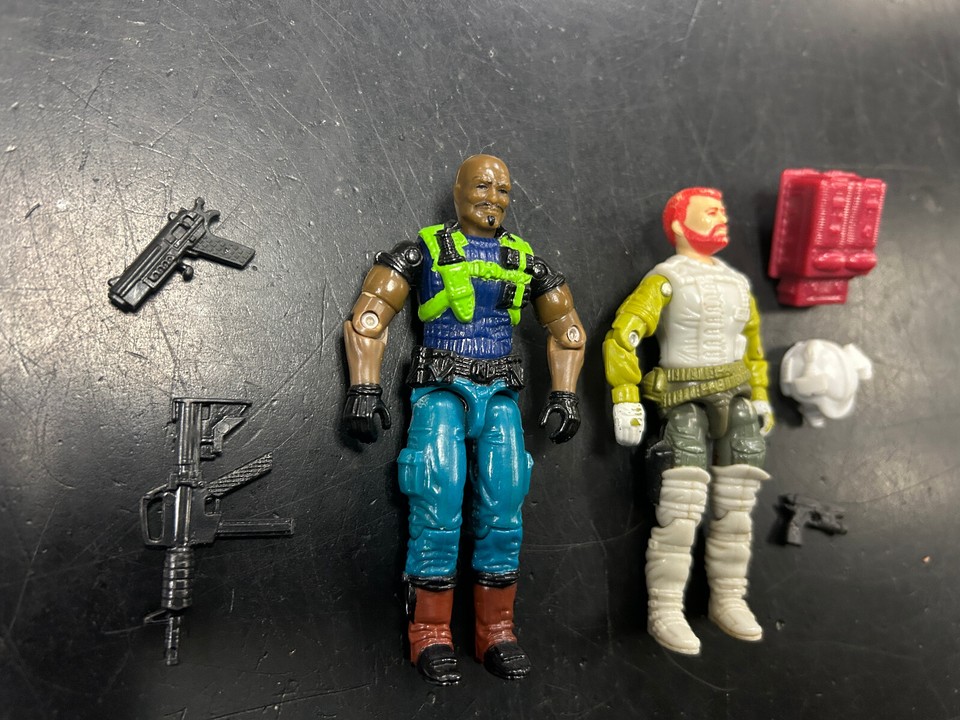 Vintage GI Joe 2 Figure LOT 1989 Long Range Near Complete 1993 ...