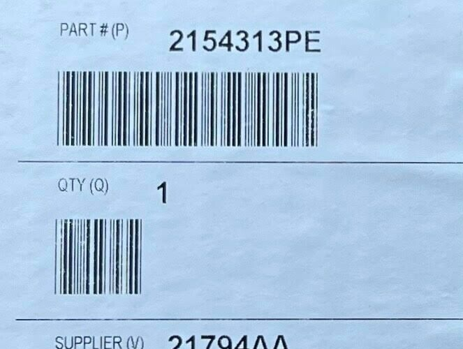 2154313PE Genuine Paccar Front Composite Oil Pan OEM - New | eBay