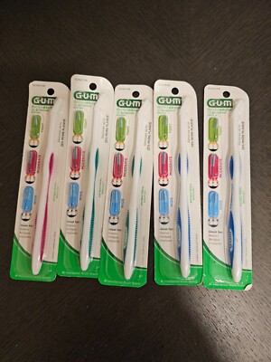 PK 5 GUM Proxabrush Permanent Handle with Go-Betweens Interdental ...