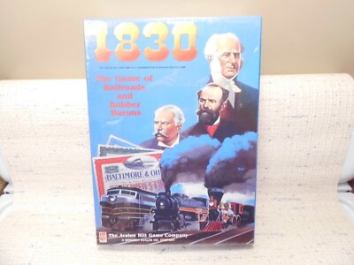 Avalon Hill 1830 18XX TRAIN GAME #869 1986 Mint In Original Shrink! | eBay