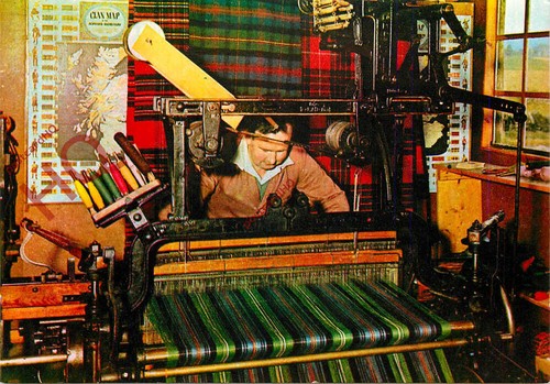 Picture Postcard, Brora, Loom Weaver [Harvey Barton] | eBay UK