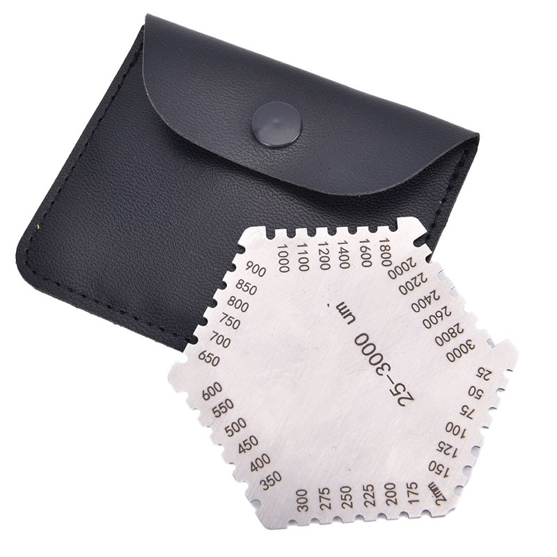Wet Film Comb Gauge Coating Thickness Meter Tester Tool 25-3000um Sil ...