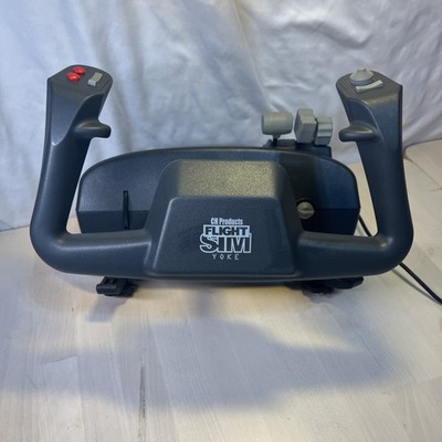 CH Products Flight Sim Yoke USB FSY211U Flight Simulator Controller PC ...