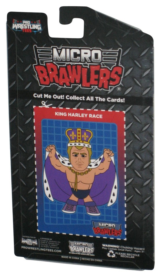 Micro Brawler WWE King Harley Race Pro Wrestling Tees Mini Figure ...