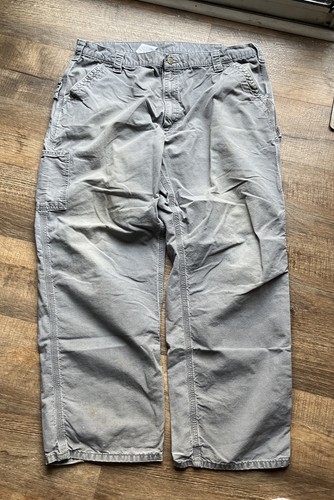 Carhartt B151-FAT Canvas Work Dungaree Carpenter Cargo Pants 42x32 ...
