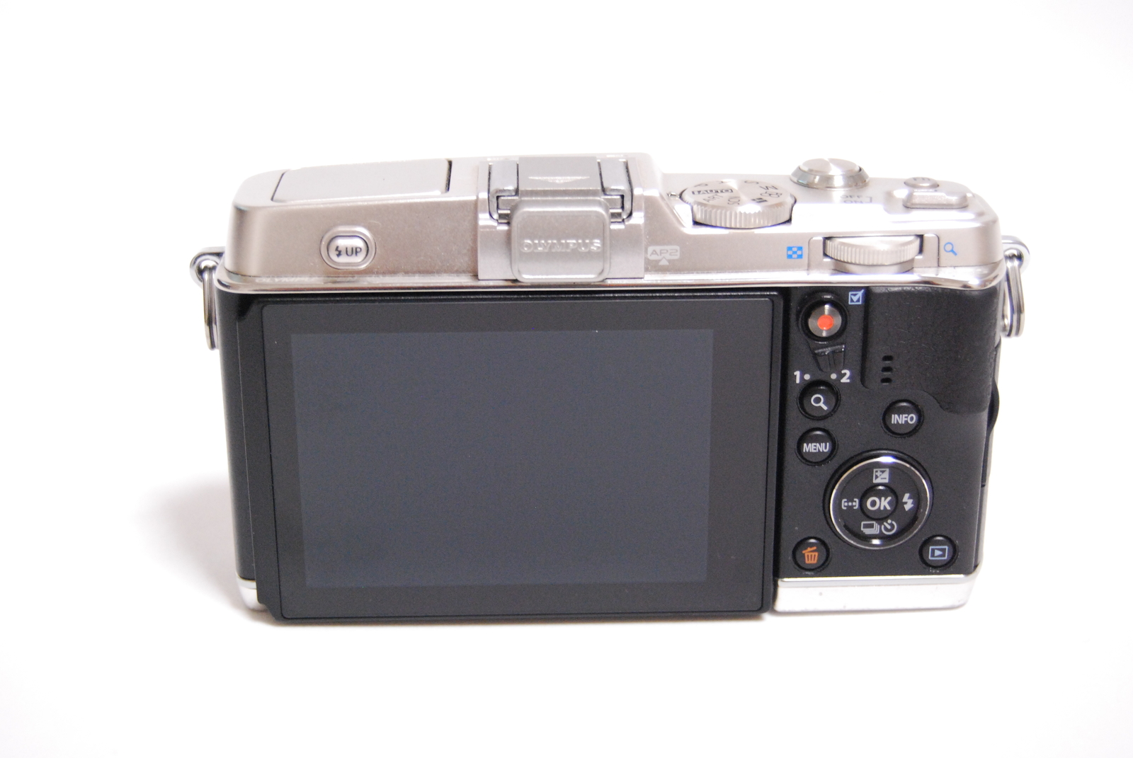[NEAR MINT] Olympus PEN E-P5 Silver Digital Camera w 14-42mm lens [SC ...