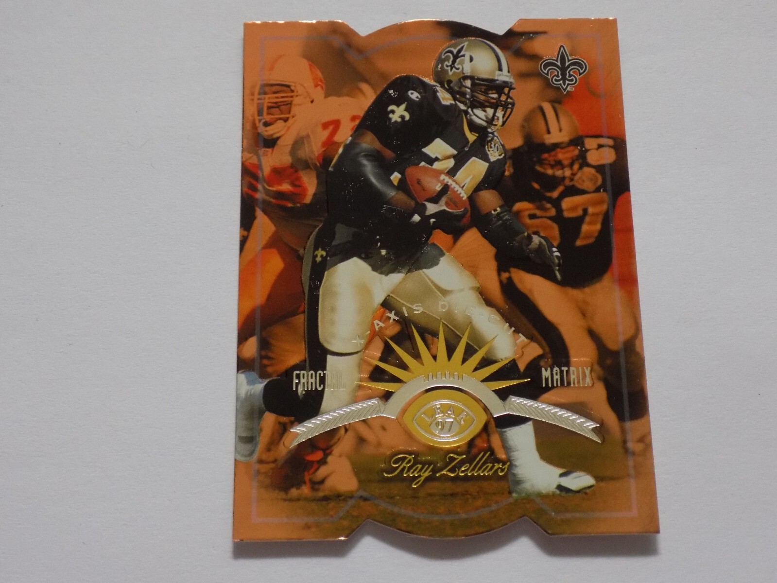 1997 Donruss Leaf Fractal Matrix X-Axis Die-Cut Ray Zellars Card #100 ...