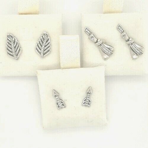 Pandora 925 290582cz Feathers 297234cz Bow 297828cz Arrows stud ...