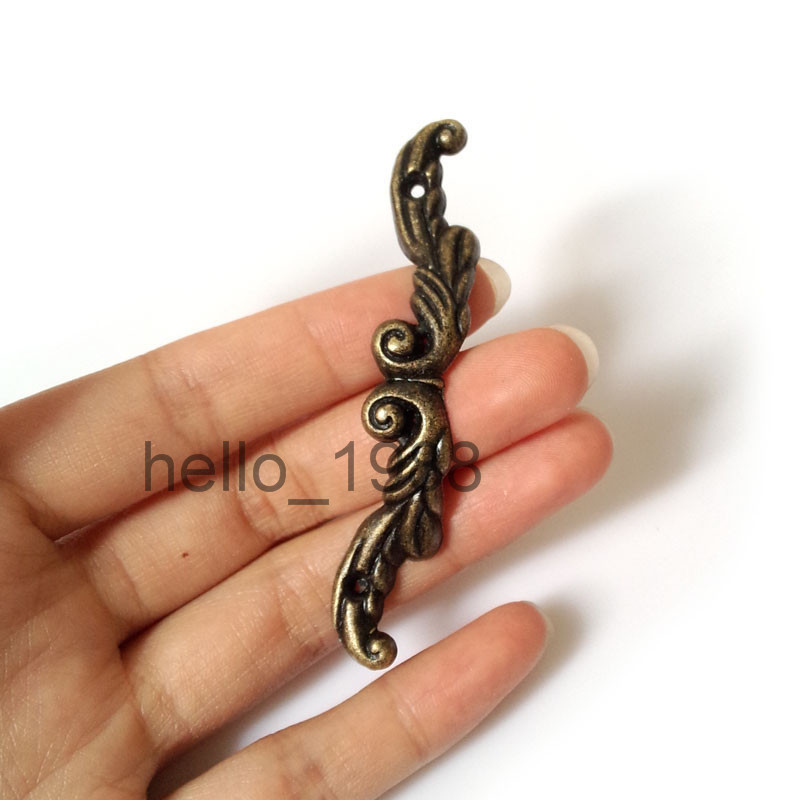 10pcs Antique Drawer Pull Jewelry Box Handle Little Box Pull Cabinet ...